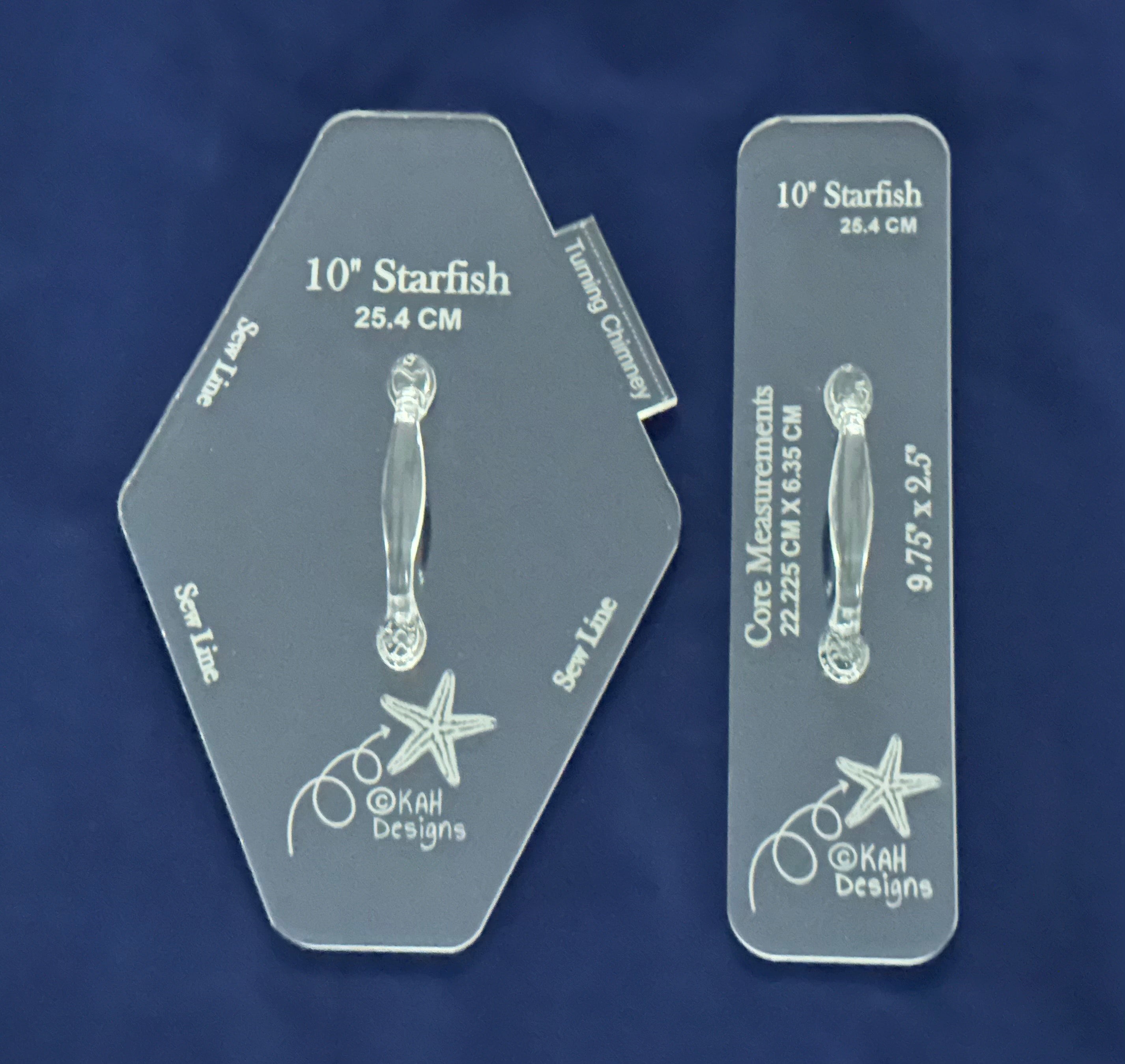 10" Starfish Menstrual Pad Template Set – Creative Concepts by Design